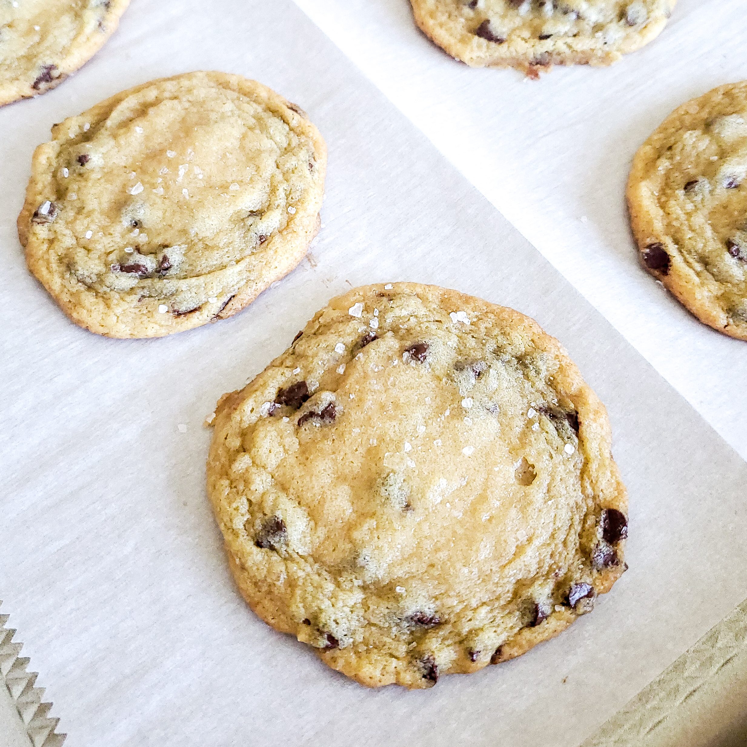 Chocolate Chip Cookies with Vanilla Pudding Mix - Emily Welch Style